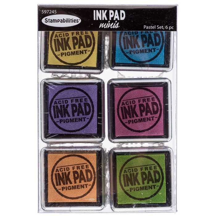 Pastel Mini Pigment Ink Pads | Hobby Lobby | 597245